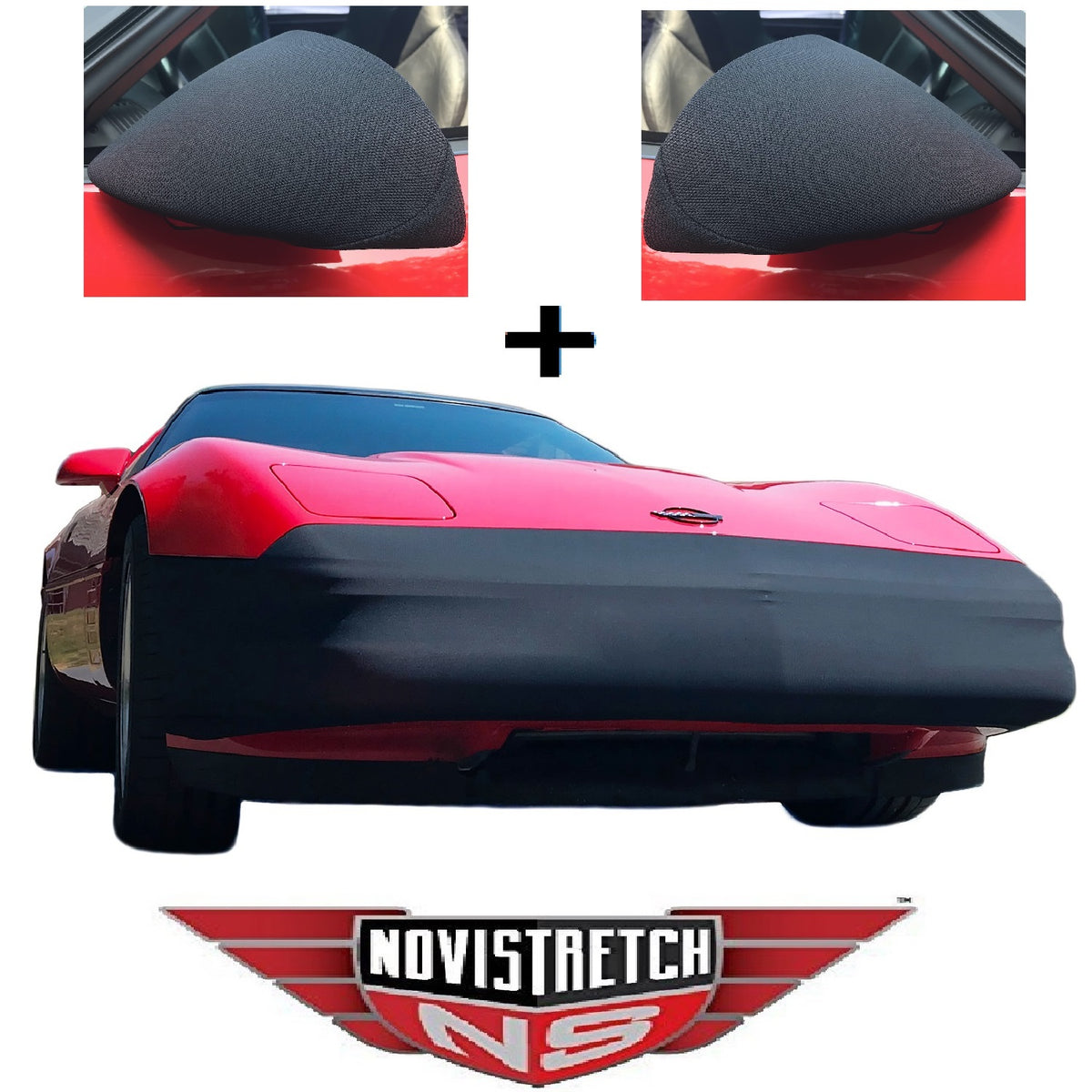 C4 Corvette NoviStretch Front + Mirror Combo Stretch Bra Masks Fit: Al – MIDWEST-CORVETTE