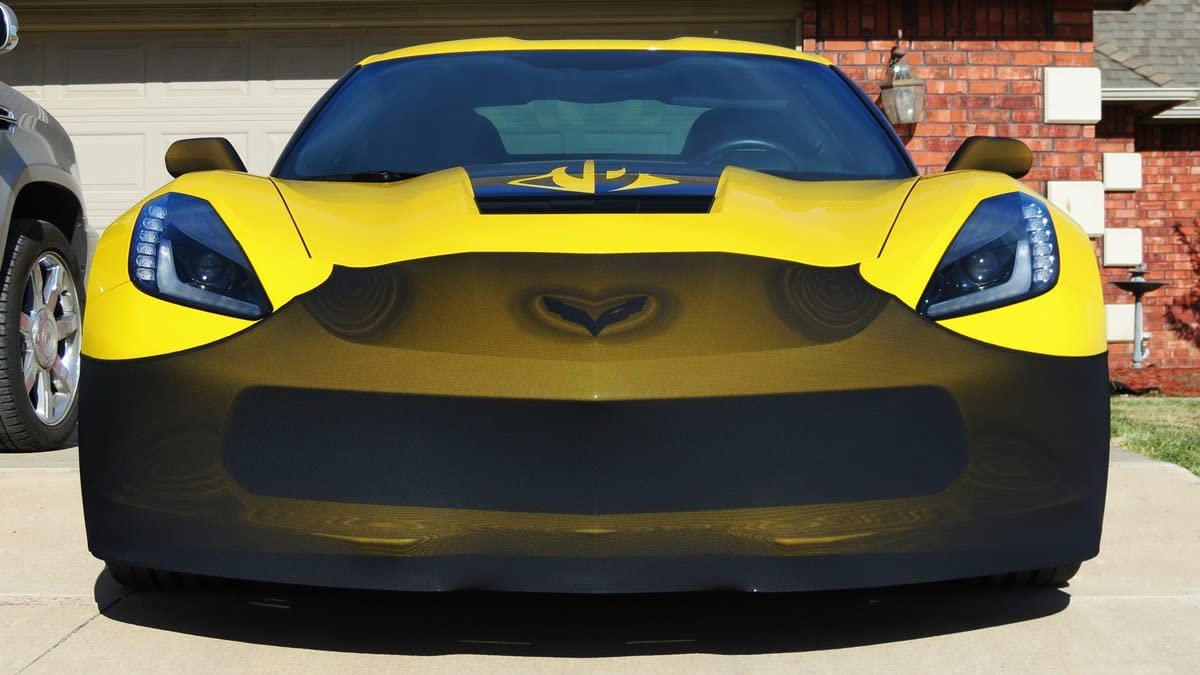 C7 Corvette Stingray NoviStretch Front + Mirror Bra High Tech Stretch ...